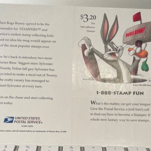 Warner Bros. | Office | Looney Tunes Sylvester And Tweety Bird Stamps ...